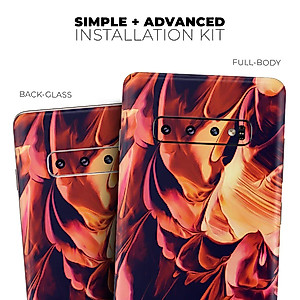 DesignSkinz Blurred Abstract Flow V34 Protective Vinyl Decal Wrap Skin Cover Compatible with The Samsung Galaxy S20 (Screen Trim & Back Glass Skin)