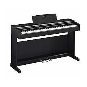 Yamaha Arius, 88-Key Weighted Action Digital Aspiring Musicians, CFX Concert Grand Piano Voice, 3-Pedal Unit, Bench Included, Classic Upright Design, Black, (YDP145B)