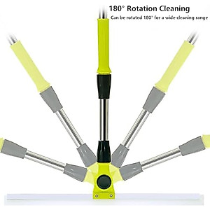 Silicone Air Broom Multifunction Magic Broom With 51 Long Handle Adjustable Magic Broom Sweeper Pet Hair Remover For Living Room, Kitchen, Bathroom,Tile, Easy Dry The Glass(Size:50cm/19.7inch (Width))