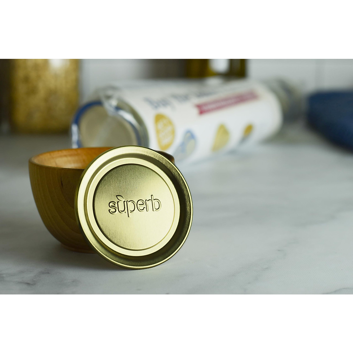 Superb Canning Lids – Regular Mouth Mason Jar Lids – Baker’s Dozen/Bulk Package of 156 Lids – Made in the USA