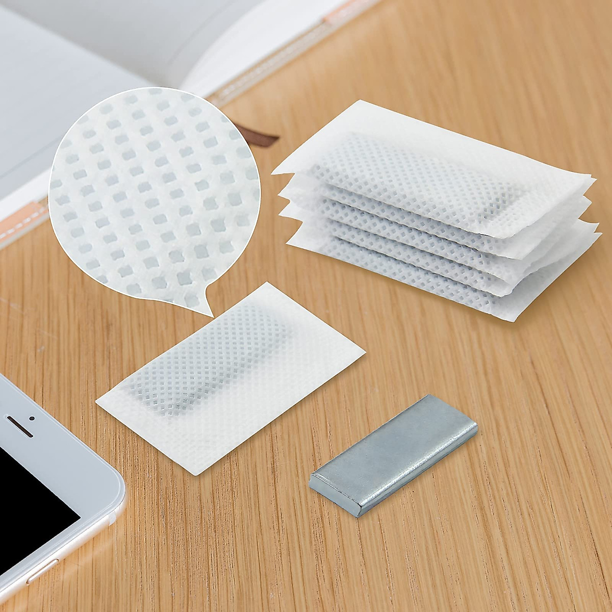 Hitefu 20PCS Covered Drapery Weights, Curtain Weights Bottom, Iron Drapery Weights Window Fabric Curtain Pendant Weights Accessories for Home Room Hotel Curtains Tablecloth Flags (17g Each)