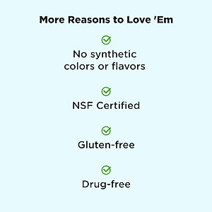 OLLY Hello Happy Gummy Worms, Mood Balance Support, Vitamin D, Saffron, Adult Chewable Supplement, Gluten Free, Tropical Zing - 90 Count