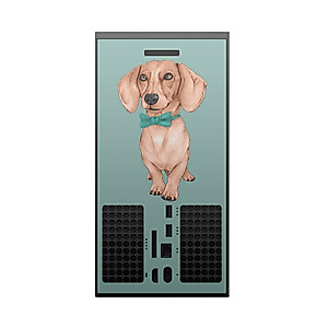 Head Case Designs Officially Licensed Barruf Dachshund, The Wiener Art Mix Vinyl Sticker Gaming Skin Case Cover Compatible with Xbox Series X Console and Controller Bundle