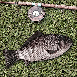 Gotoole Women’s Creative Pen Bag Fish Shape Penceil case Oxford Fabric Zip Wallet