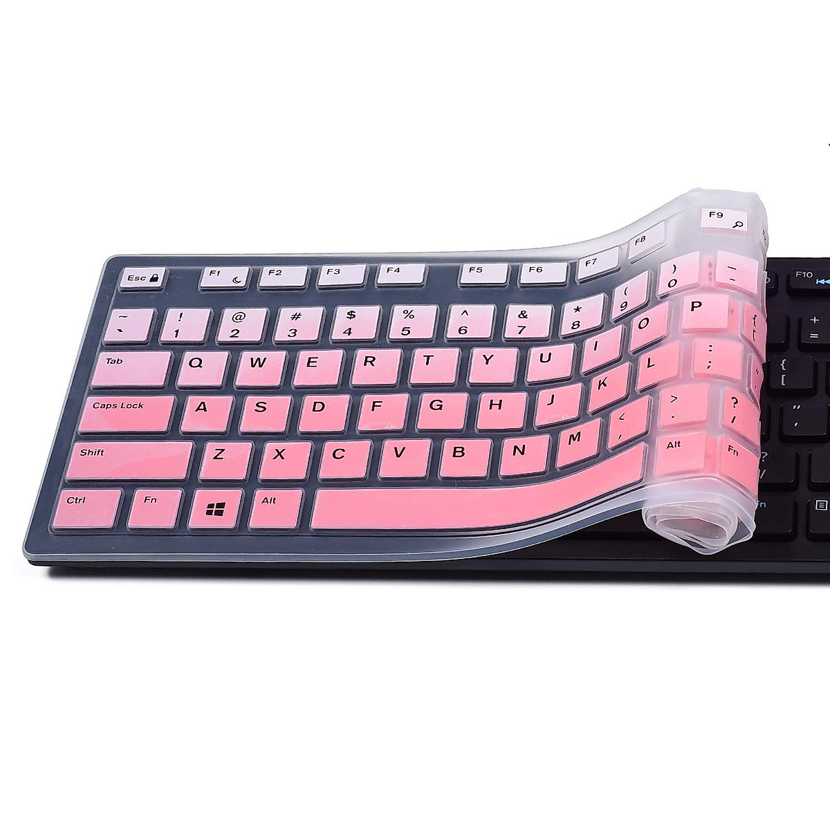 iKammo Keyboard Cover Skins Compatible with Dell KB216 & KM636 Keyboards & Dell Optiplex 5250/3050/3240/5460/7450/7050 & Inspiron AIO 3475/3670/3477 Desktops