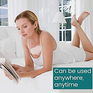 Muzooy 4 Pack Chest Wrinkle Pads, Anti Wrinkle Silicone Chest Patches, Resuable and 100% Medical Grade Décolleté Anti Wrinkle Patches, Overnight Wrinkle Remover Treatment while Sleeping