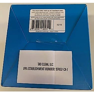 TAO Clean Germ Shield UV Toothbrush Sanitizer – Universal Cleaning Station that Accommodates all Manual and Electric Toothbrushes, Travel Friendly, Kills 99.9% of Germs