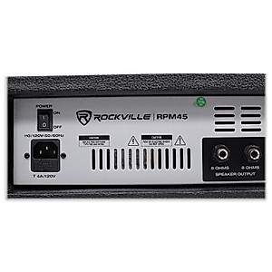 Rockville RPM45 1800w Powered Soundboard Mixing Console Mixer For Church/School