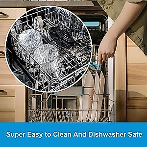 CUTIECLUB 4 Ice Cream Pint Containers 24oz and Lids for Ninja Creami NC500 NC501 Series Deluxe ice Cream Makers, and 12 Pack 5 oz Square Clear Plastic Dessert Cups with Spoons Set