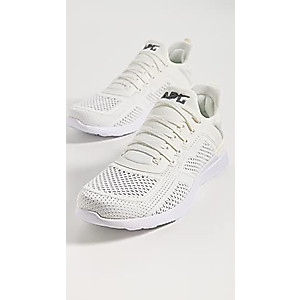 APL: Athletic Propulsion Labs Women's Techloom Tracer Sneakers, Ivory/Cement/White, 7 Medium US