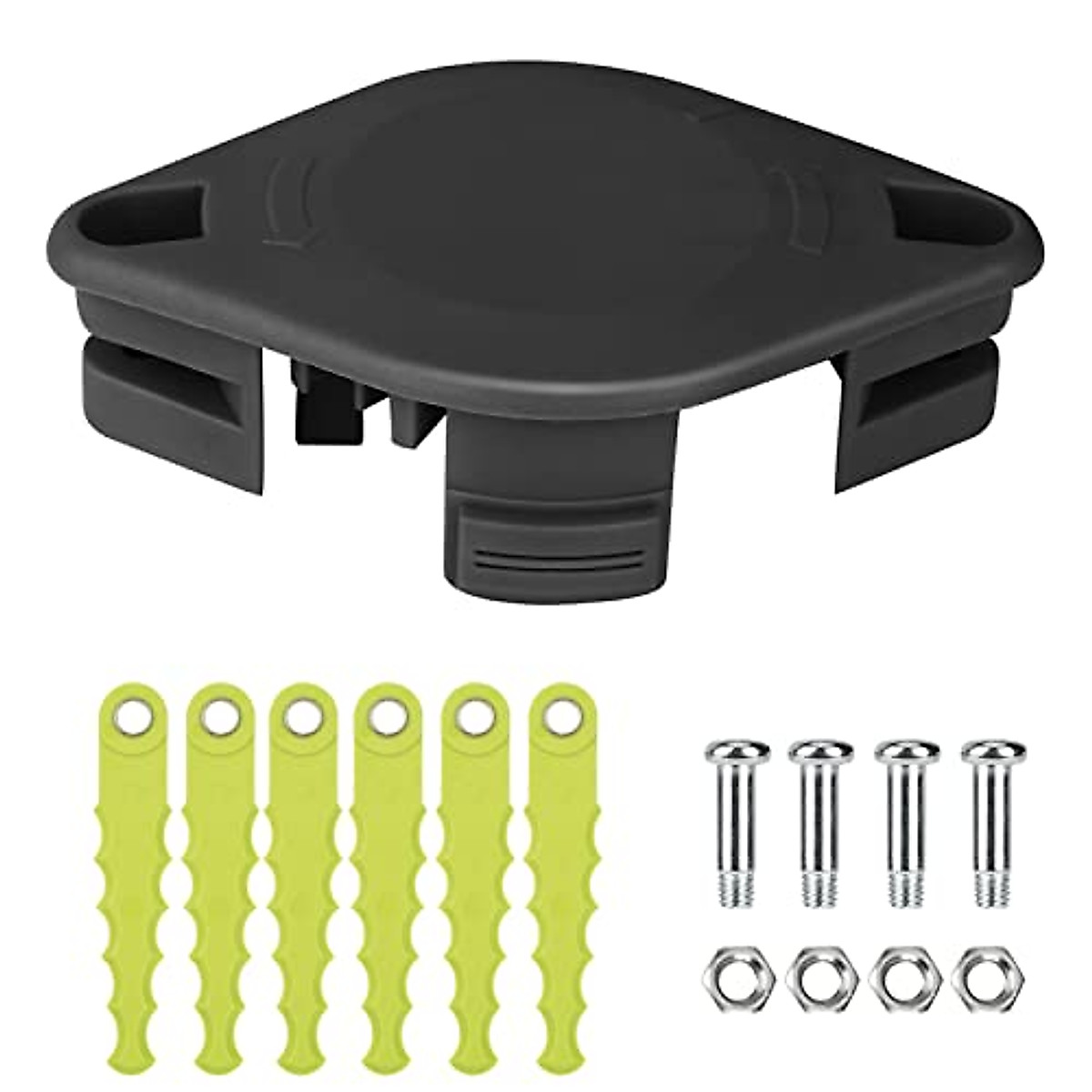 THTEN ACFHRL2 Weed Eater Bladed Head Compatible with Ryobi 18V, 24V, and 40V String Trimmers, Fits for RY40210, RY40210A, ACFHRL2 with 6 Replacement Blades