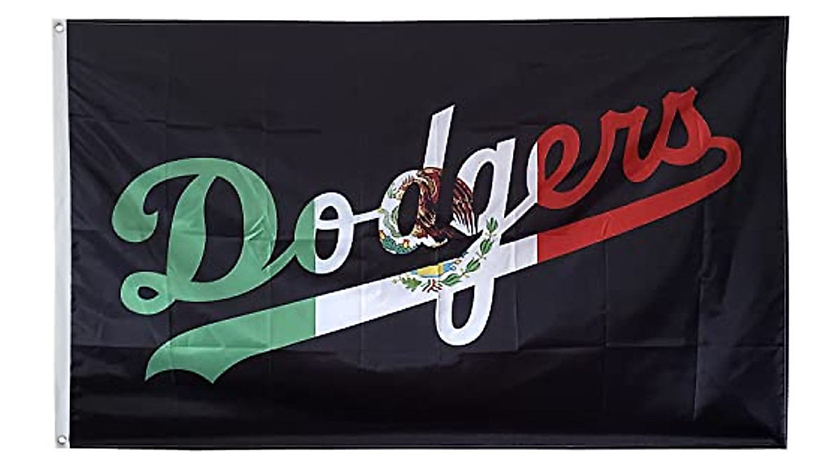 Bayyon Los Doyers Mexico Flag 3x5ft Black Banner - Durable & Versatile
