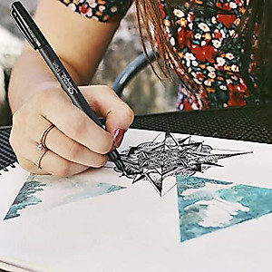 Sharpie Felt Tip Pens, Fine Point, Black, 2 Count