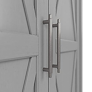 Bush Furniture Key West Kitchen Pantry Cabinet, Cape Cod Gray