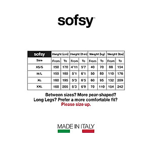 sofsy Sheer Lace Thigh High Stockings for Women Sexy [Made in Italy] Womens Lingerie Black Stockings Thigh Highs 20D - XS/S