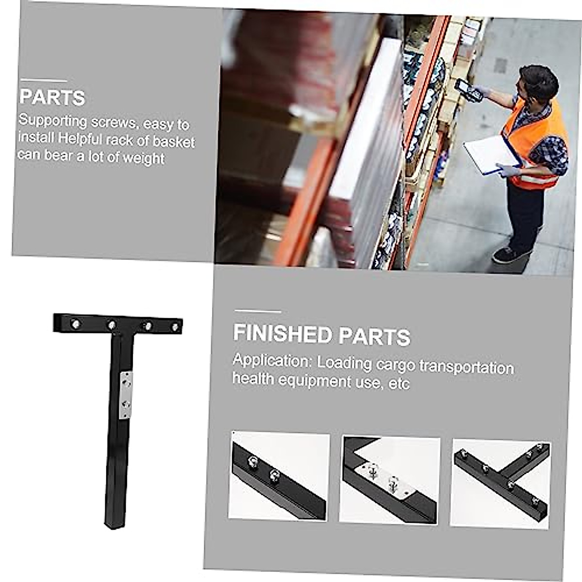 Baluue 1pc Workpiece Basket Bracket Accessories for Versatile Stainless Steel Workpiece Stainless Steel Processing Piece L Brackets Heavy Duty Stainless Steel Shelves Stainless Steel