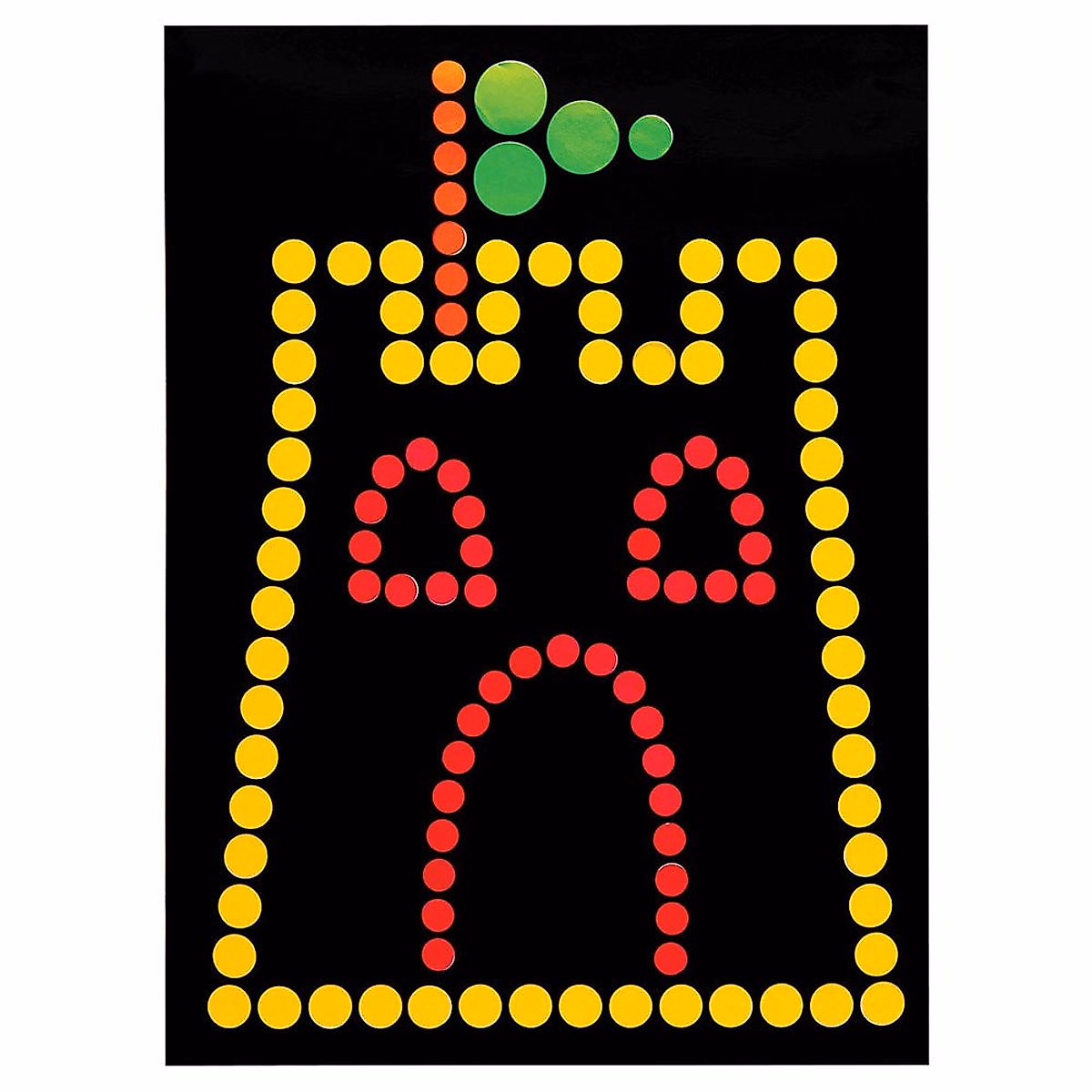 Baker Ross AT863 Seaside Dotty Art - Pack of 8, for Children to Decorate and Display, Ideal Kids Arts and Crafts Project