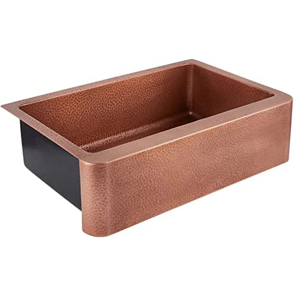 Signature Hardware 318837 Fiona 33" Farmhouse Single Basin Copper Kitchen Sink