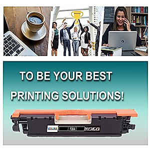 1-Pack Replacement for HP 130A Black Toner Cartridges CF350A for Color Pro MFP M176n, M177fw Printer Ink