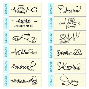 Personalized Stethoscope Case Custom Name Lightweight Hard Travel Case Organizer with Mesh Pocket for Nurse Accessories Customized Nurses Week Gift for Nurse Doctor Medical Assistant