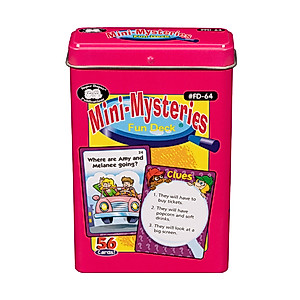Super Duper Publications | Mini-Mysteries Fun Deck Flash Cards | Educational Learning Resource for Children