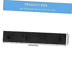 STOBAZA 3pcs Coat Hook Heavy Duty Wall Hook Metal Hook Stainless Steel Hooks Wall Clothes Mounted entryway hat Hook Wall Towel Hanger Door Hooks for Hanging No Punching Coat Rack