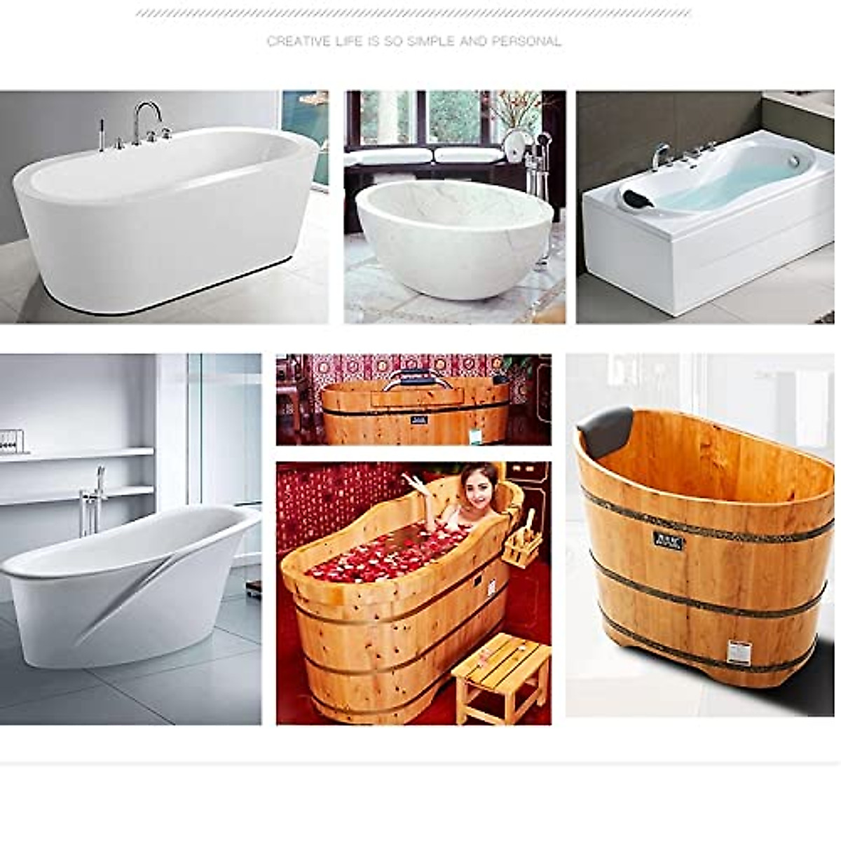 LIUYUNQI Bathtub Tray Extendable with Bath Tray Spa Caddy Organizer Tablet Holder Reading Rack Bathroom Accessories