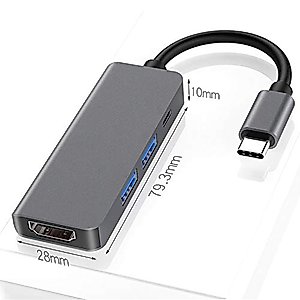 XUNMAIFHB Portable Docking Station,Type-c Docking Station 4K HDMI hub hub Notebook usbc Computer Four-in-one Multi-Function Converter Fast Transmission