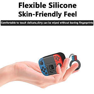 SKPY 3D Cartoon Game Console Silicone Portable Scratch Resistant Fashion Protective Case Cover Compatible with Sony WF-1000XM5 with Ring for Boys Girls Womens Mens Teens