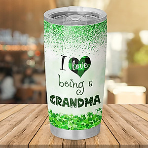 So Many Pets Personalized Gnome I Love Being A Nana Mimi Grandma Tumbler Cup with Grandkids Names, Gift For Grandmother Granny Grammy Birthday 20oz 30oz Coffee/Tea Mug with Lid
