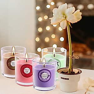20 Pack Strong Scented Candles Gift Set with 10 Fragrances for Home and Women, Aromatherapy Soy Wax Glass Jar Candle