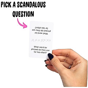 Mean Girls Burn Book Party Card Game Family Board Game Based on The Comedy Movie, for Adults and Teens Ages 14 and up