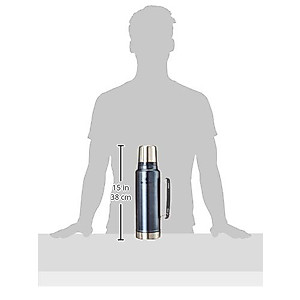 Stanley Classic Vacuum Insulated Wide Mouth Bottle, Nightfall - BPA-Free 18/8 Stainless Steel Thermos for Cold & Hot Beverages – Keeps Liquid Hot or Cold for Up to 24 Hours – Lifetime Warranty