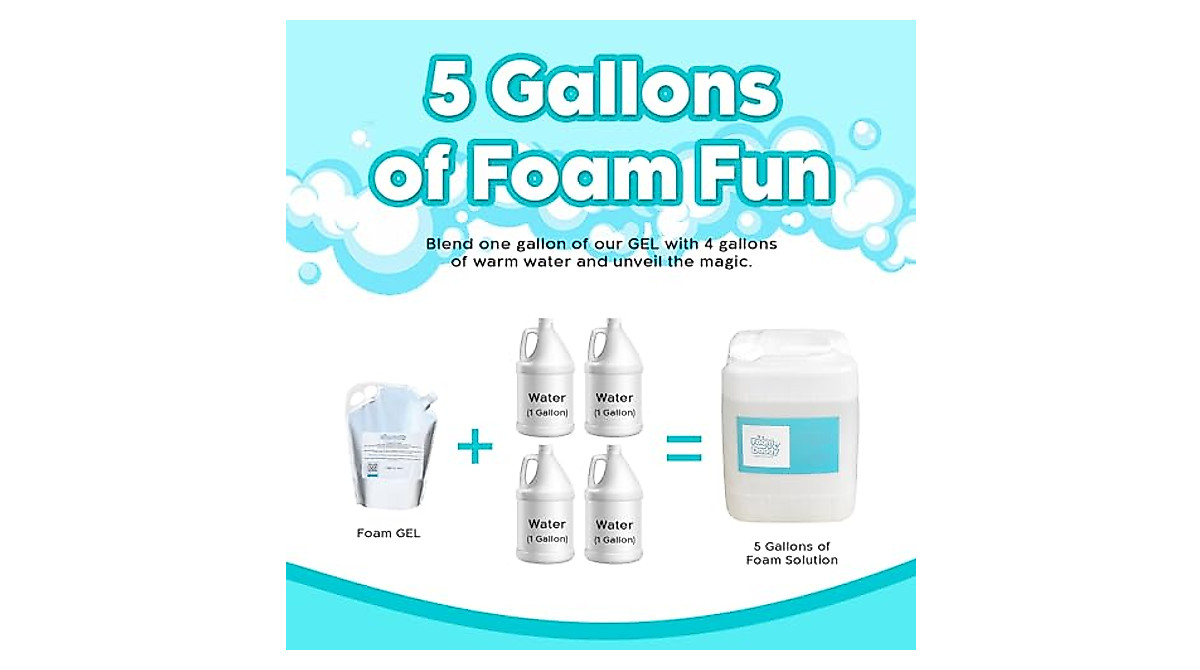 Foam Daddy Foam Machine Gel Solution - 400 Gallons of Fun!