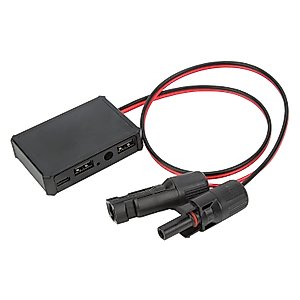 Solar Panel USB Voltage Stabilizer Adapter with TYPE C DC USB Interface for Solar Panel Solar Panel Adapter Accessory Solar Panel USB Voltage Stabilizer