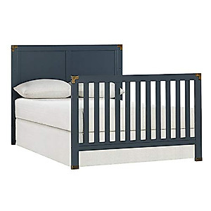 Baby Relax Miles 5-in-1 Convertible Crib, Graphite Blue