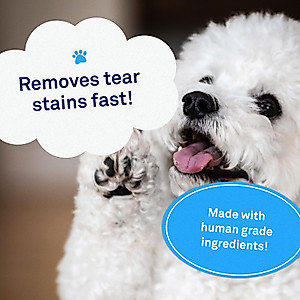 Petpost | Tear Stain Remover Chicken Flavored Soft Chews - Delicious Chicken Treat & Eye Stain Supplement for Dogs - Natural Treatment for Tear Stains on White Fur Angels 90 ct.
