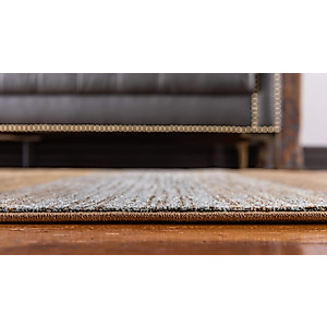 Unique Loom Fars Collection Area Rug - Manila (6' 1" x 9' Rectangle, Multi/ Light Brown)