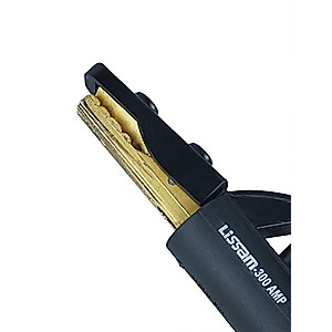 300A Welding Electrode Holder Clamp Style Casting Brass Materials for Arc MMA Welder,Black