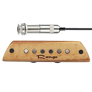 RG-S3 Passive Woody Soundhole Acoustic Guitar Pickup with Volume Tone Control for steel-string acoustic guitars - Magnetic Humbucker Pickup