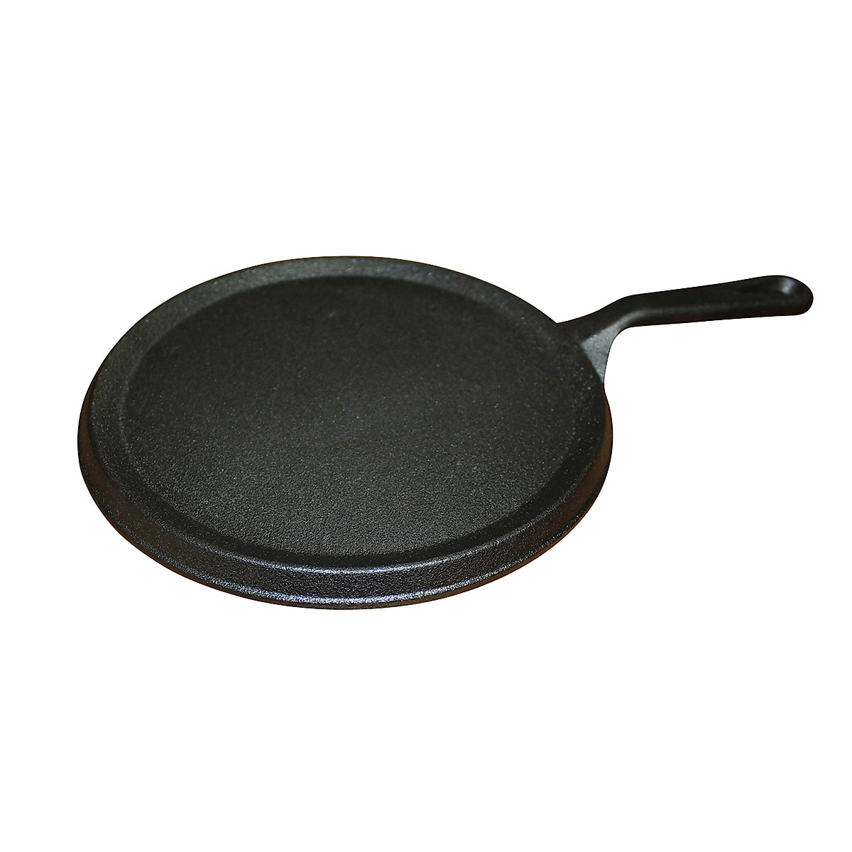 IMUSA USA Preseasoned Cast Iron Comal 9.5-Inch, Black