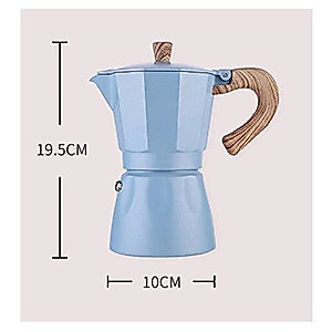 MAXCBD Coffeemaker Pots, Coffee Machine Aluminum Mocha Coffee Percolation Pot Coffee Machine Mocha Pot Coffee Pot (Color : Pink)