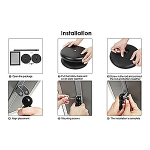 JIUYE 8.5x11Inch Floor Standing Sign Holder,Height Adjustable Pedestal Poster Sign Stand,360° Swivel Front Snap Open Poster Frame for Displaying Notice/Sign/Advertisement,Black