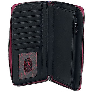 Loungefly Disney Aladdin Jafar Villains Scene Zip Around Wallet Multicolor Medium