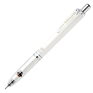 Zebra DelGuard 0.5mm Lead Mechanical Pencil, White Body (P-MA85-W)