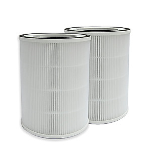 PUREBURG Replacement Filter Compatible with TCL Breeva A3 & A5 Air Purifiers,2-Pack H13 HEPA 4-Stage Filtration Activated carbon Air Clean Dust VOs Odor