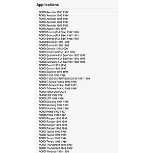 Metra 1985-2004 Ford Lincoln Mercury Non Premium Sound Wiring Harness, Standard Packaging