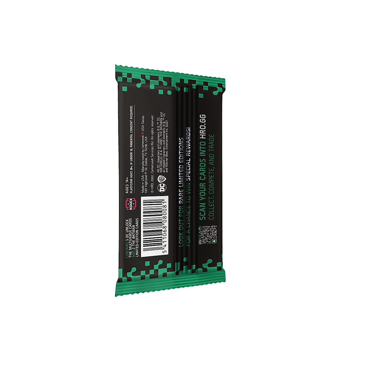 DC Unlock The Multiverse 24-Pack Mega Booster Box – Hro Hybrid NFT Trading Cards, 168 Cards, Black (10031949)