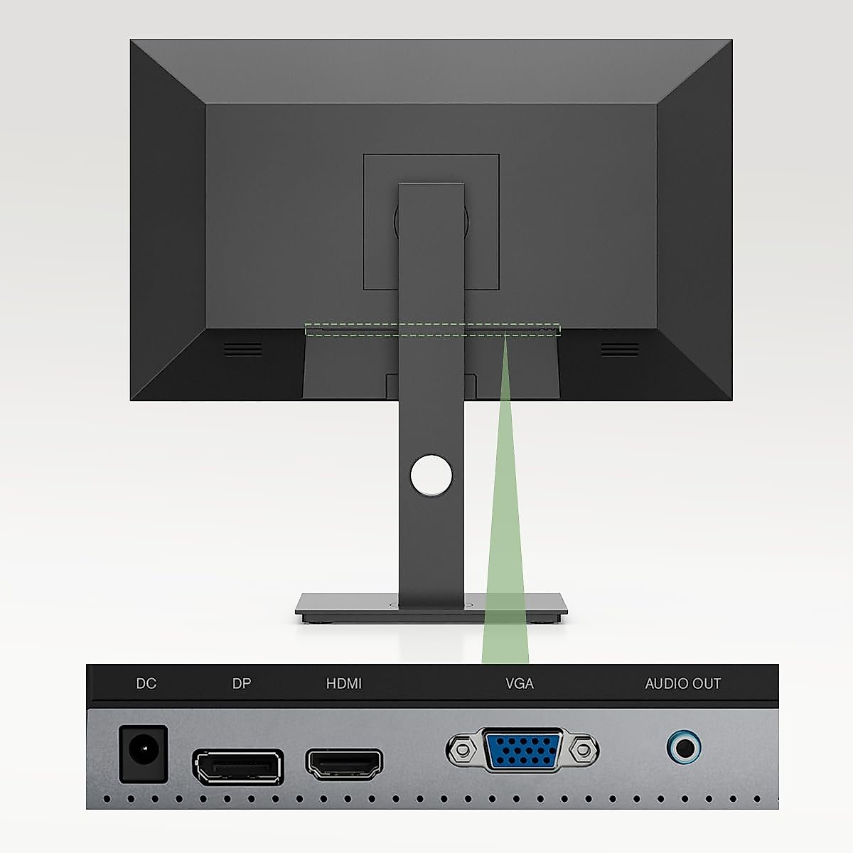 New Mobile Pixels 23.8'' Computer Monitor, 75Hz FHD1080P IPS Monitors with VESA Mounting, Rotatable, Height/Tilt Adjustment for Ergonomic Viewing, Frameless, Anti-Glare, Gaming Monitor with FreeSync
