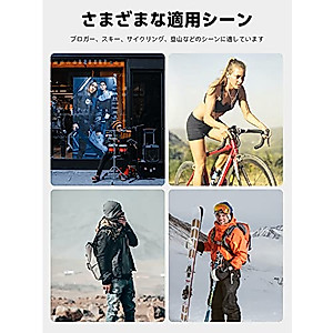 TELESIN Backpack Clip 360 Rotation Shoulder Bag Belt Strap Mount Body Mounting Attachment Holder for GoPro Mini Go Pro Max Hero 11 10 9 8 7 6 5 Insta360 X2 X3 DJI Action AKASO Accessories